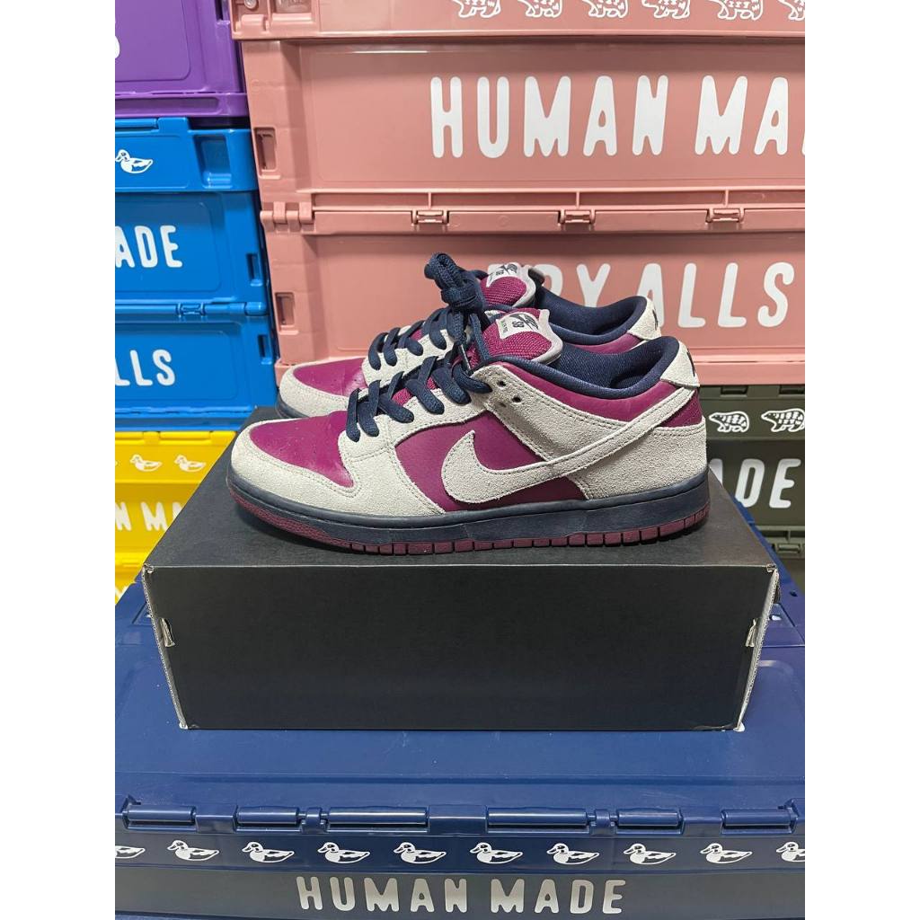 【BIG SIZE SELECT 二手】Nike SB Dunk Low Pro Grey True Berry | 蝦皮購物