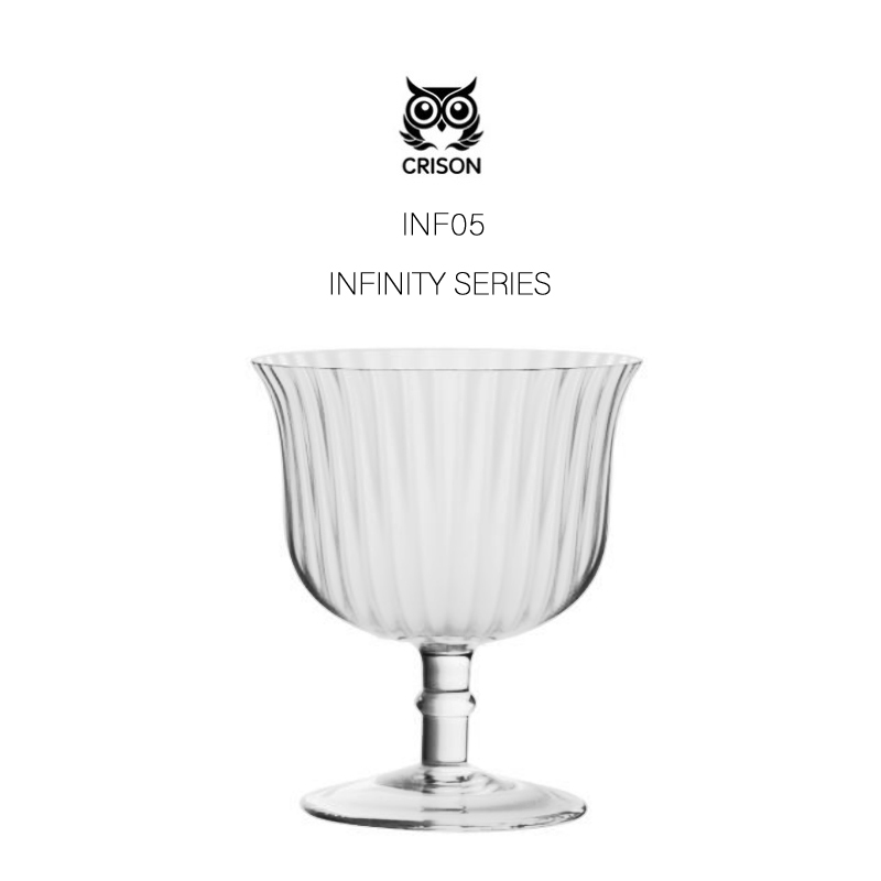 【CRISON】NFINITY條紋調酒杯｜220 ml｜單個 外星人餐具 玻璃杯 酒杯 茶杯 調酒杯 高腳杯 INF05 | 蝦皮購物