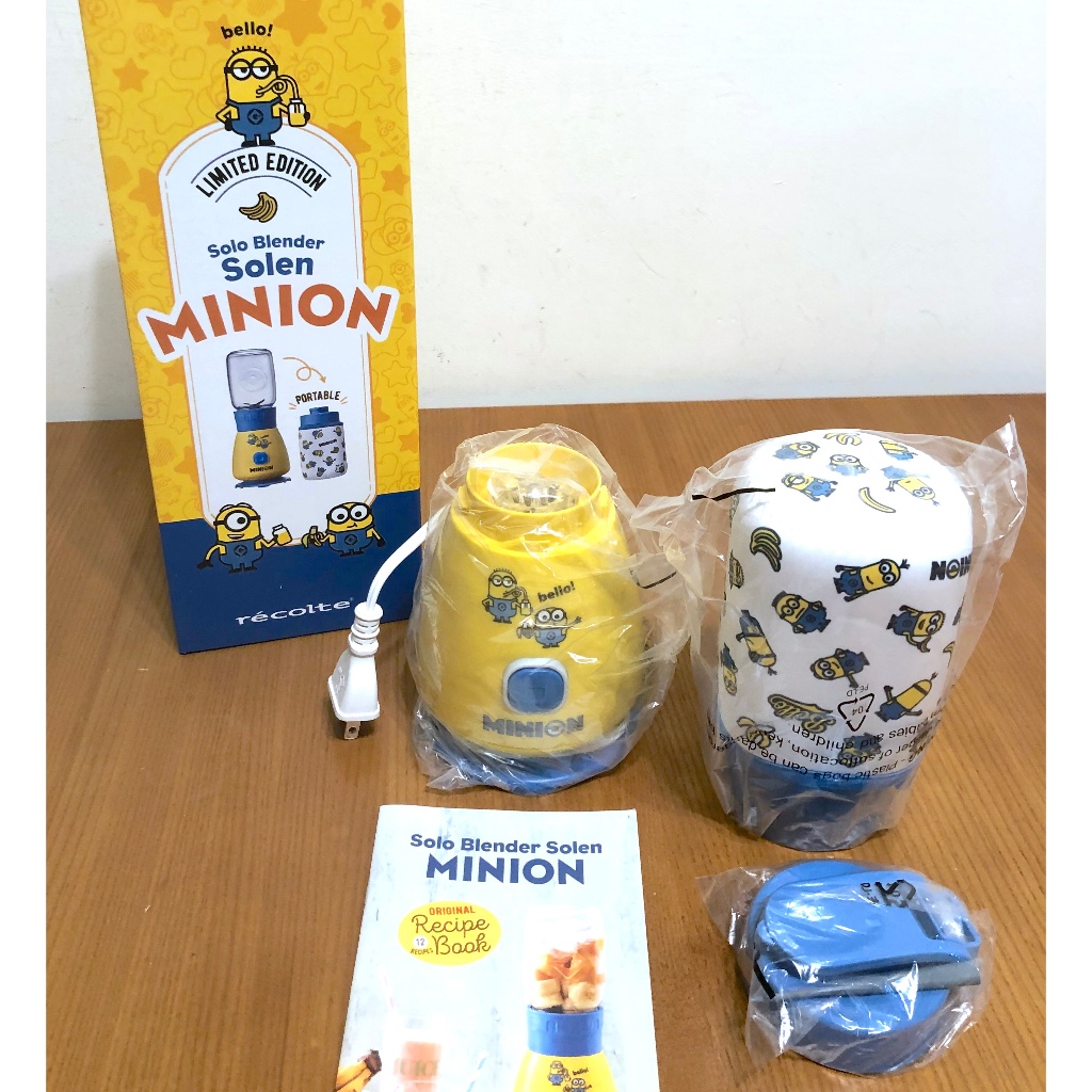 全新 日本麗克特 recolte Solen RSB-3(MO) 果汁機 小小兵限定款 400ML Mini 迷你鬆餅機 | 蝦皮購物