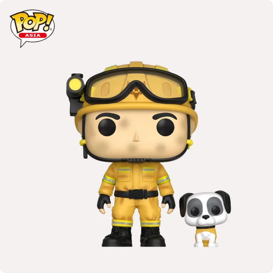 BEETLE FUNKO POP 消防員 火場指揮員 FIREMAN FIRE COMMANDER DOG 亞洲限定 | 蝦皮購物