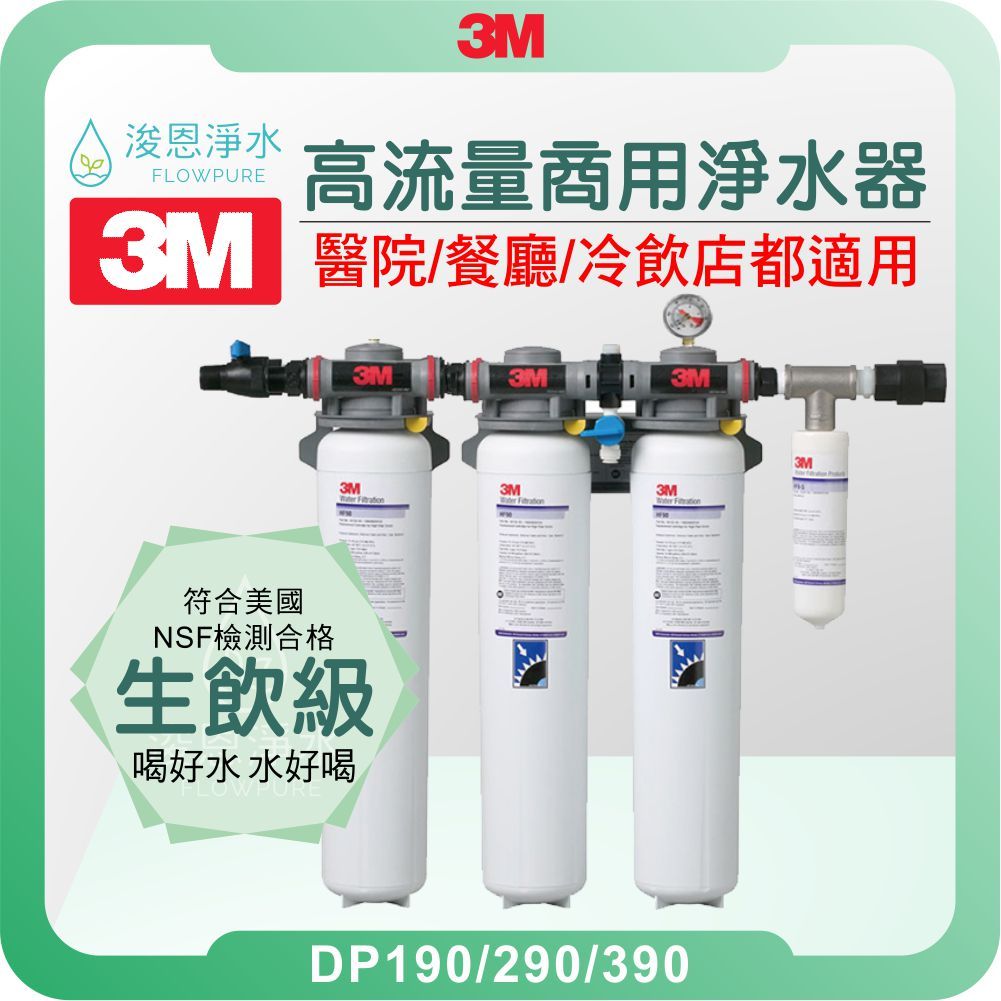 3M DP190 290 390 商用高流量淨水器 ( 濾水器 飲水機 濾芯 濾心 餐廳 醫院 送SGS水質檢測報告 ) | 蝦皮購物