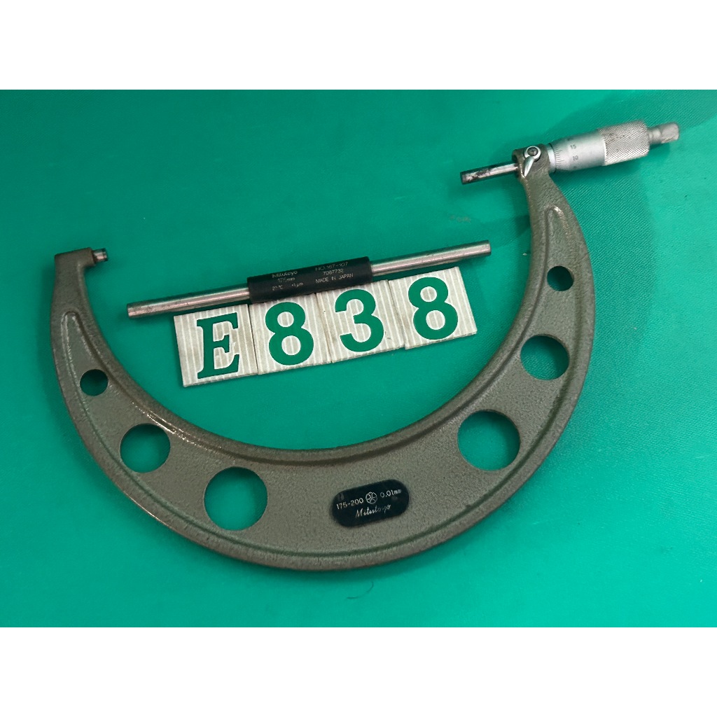 【有中-日本外匯品】三豐 Mitutoyo(103-144)外徑分厘卡175-200/0.01mm(無盒){E838} | 蝦皮購物