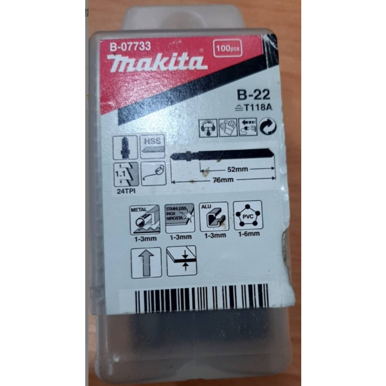 牧田 MAKITA B-22 A-85737 線鋸片 金屬 5片散賣 | 蝦皮購物