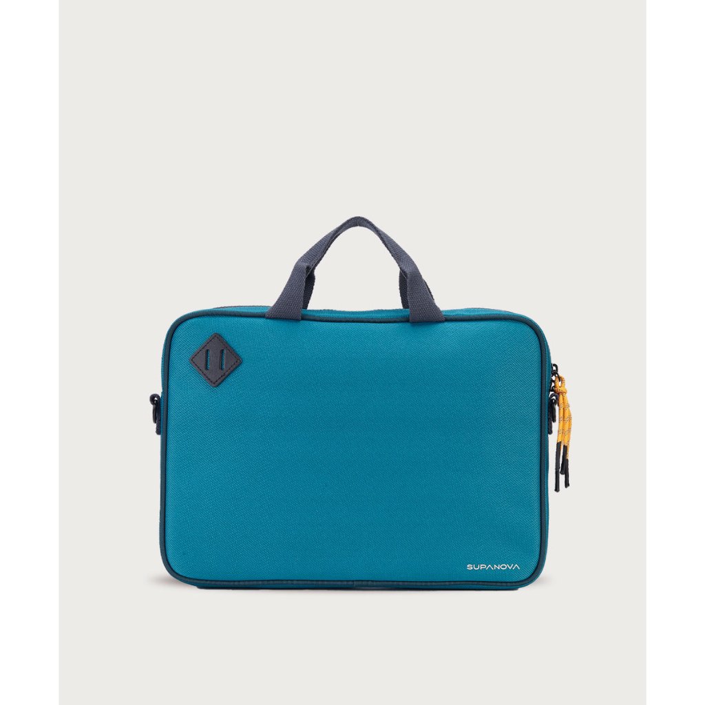 【SUPANOVA】EXPLORER探險家系列-防潑水 Laptop Bag 14吋筆電包／電腦包／馬賽克藍 | 蝦皮購物