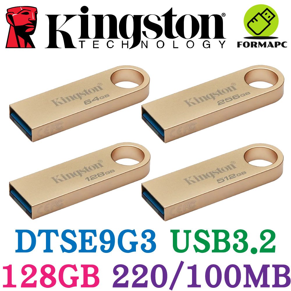 Kingston 金士頓 DataTraveler SE9 G3 128GB USB3.2 金屬 隨身碟 DTSE9G3 | 蝦皮購物