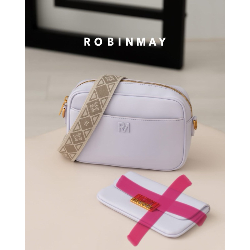 二手出清-robinmay斜背包（紫色） | 蝦皮購物