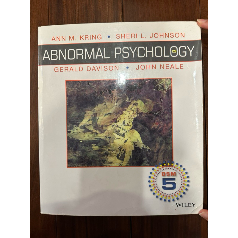 Abnormal Psychology: DSM-5 Update變態心理學必讀 二手書6成新 | 蝦皮購物