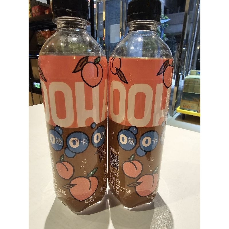 OOHA 氣泡飲 水蜜桃烏龍 寶特瓶500ml | 蝦皮購物