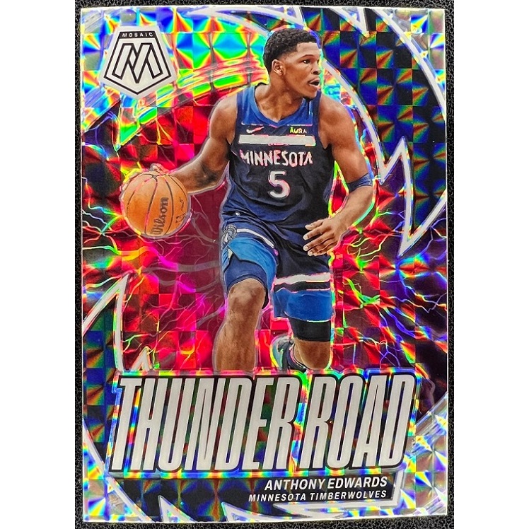 NBA球員卡 Anthony Edwards 2023-24 Mosaic Thunder Road Mosaic 亮面 | 蝦皮購物