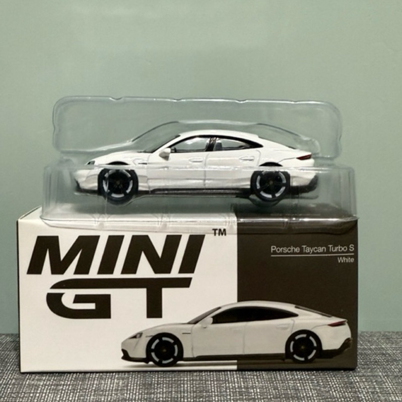MINI GT 218 Porsche Taycan Turbo S White 保時捷 白色 | 蝦皮購物