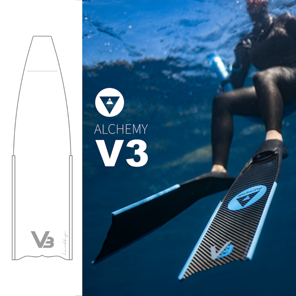 【Alchemy Taiwan 三角臺灣(臺灣官方)】Alchemy V3｜純碳纖維長蛙鞋 (五年保固) | 蝦皮購物