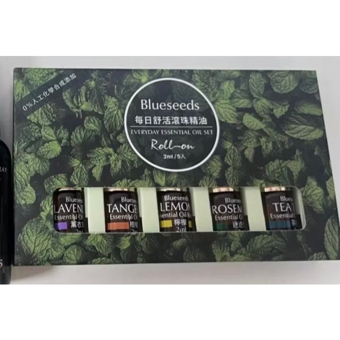 Blueseeds 每日舒活滾珠精油(2ml/5入) | 蝦皮購物