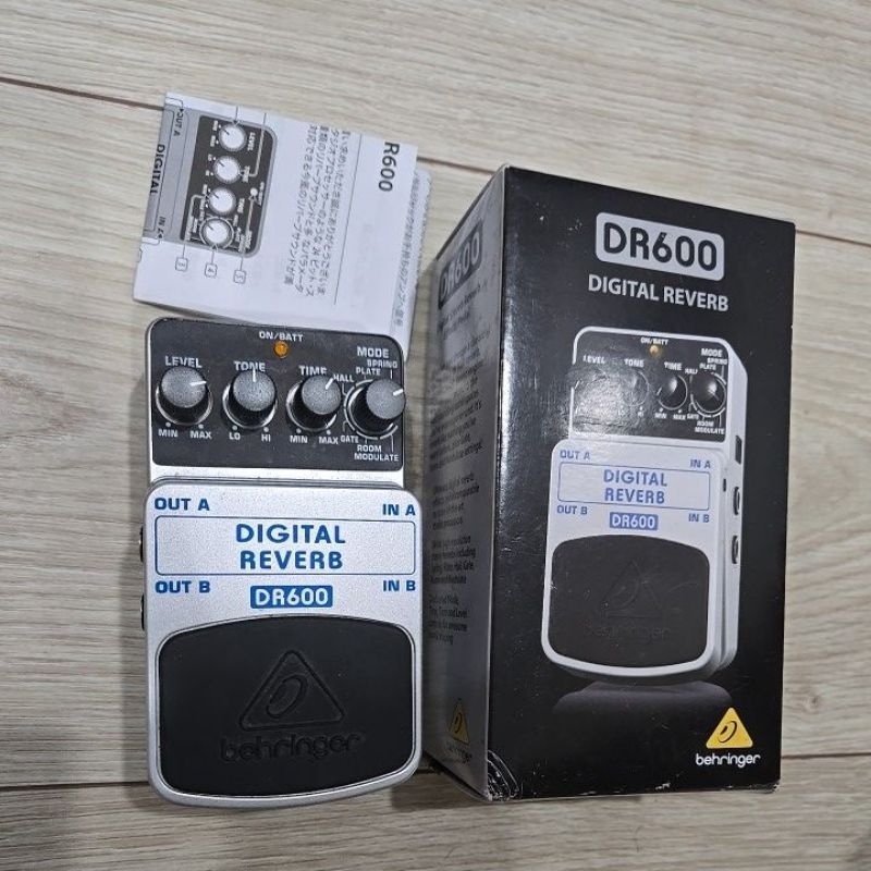 Behringer digital reverb DR600 效果器 電吉他 [Reverb] | 蝦皮購物