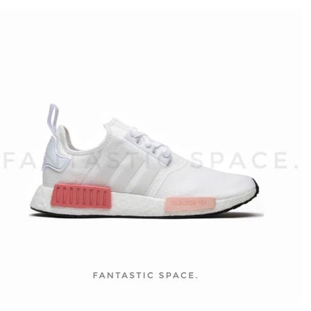全新公司貨 adidas NMD R1 White Rose \" 乾燥玫瑰白粉 \" 女神時尚穿搭必備男女情侶鞋 | 蝦皮購物