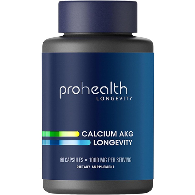 ProHealth，Ca AKG 補充劑（α 酮戊二酸）（每 2 粒膠囊 1,000 毫克，60 粒膠囊 | 蝦皮購物