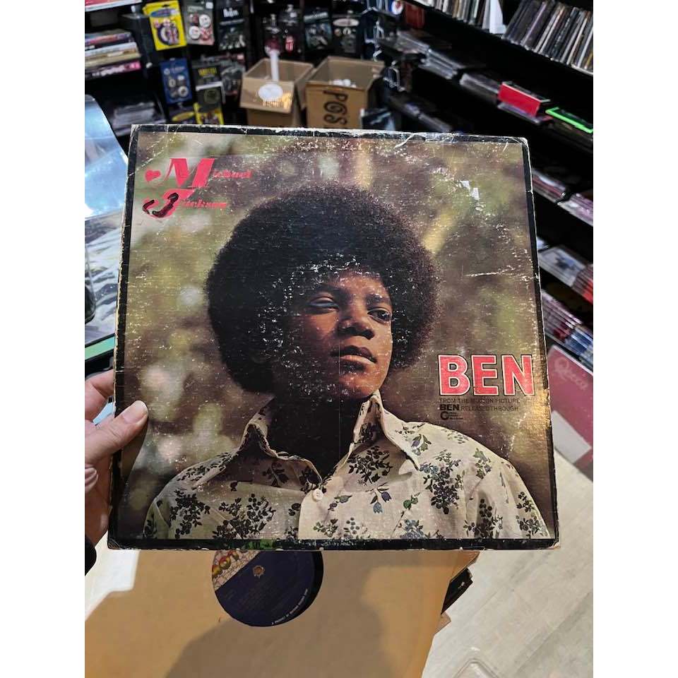 Michael Jackson (2) Ben 1972 稀有 黑膠 LP 少年時期 USA 2手 很舊 | 蝦皮購物