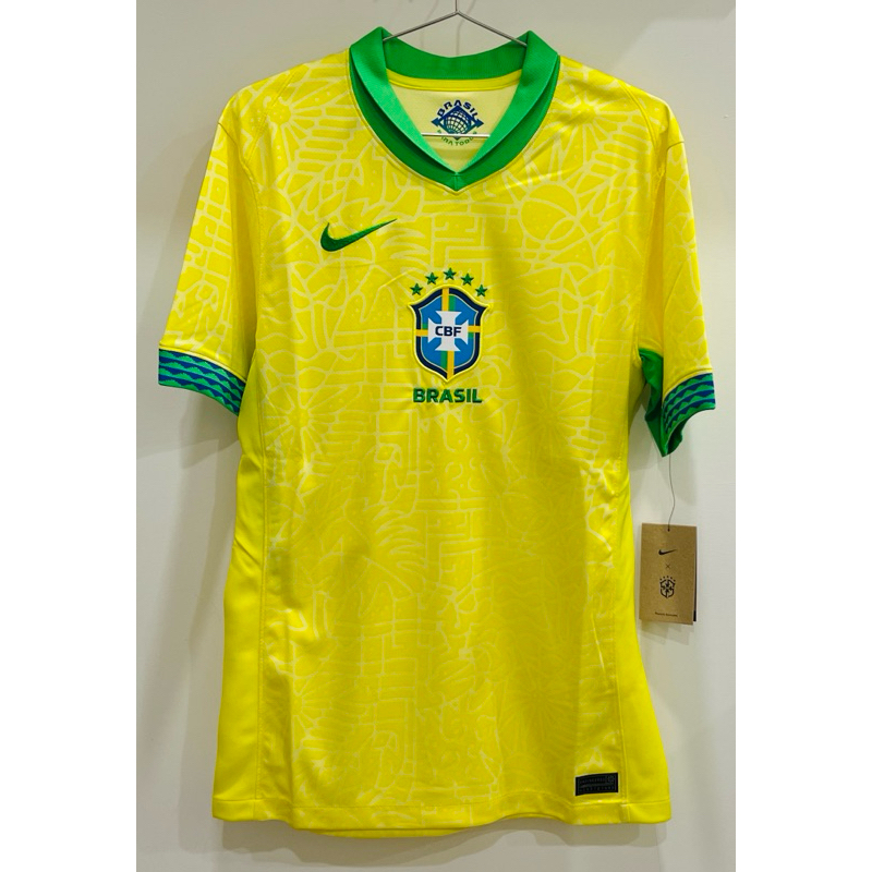 巴西主場球迷版短袖球衣 Nike Brazil Home Kit 2024 Copa America | 蝦皮購物
