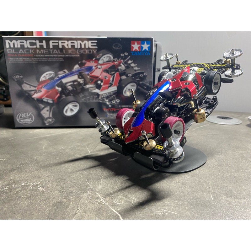 全新 TAMIYA 田宮 四驅車 95673 絕地戰車馬赫車架 電鍍黑特別版 B-MAX 改裝 成品車 FMA底盤 | 蝦皮購物
