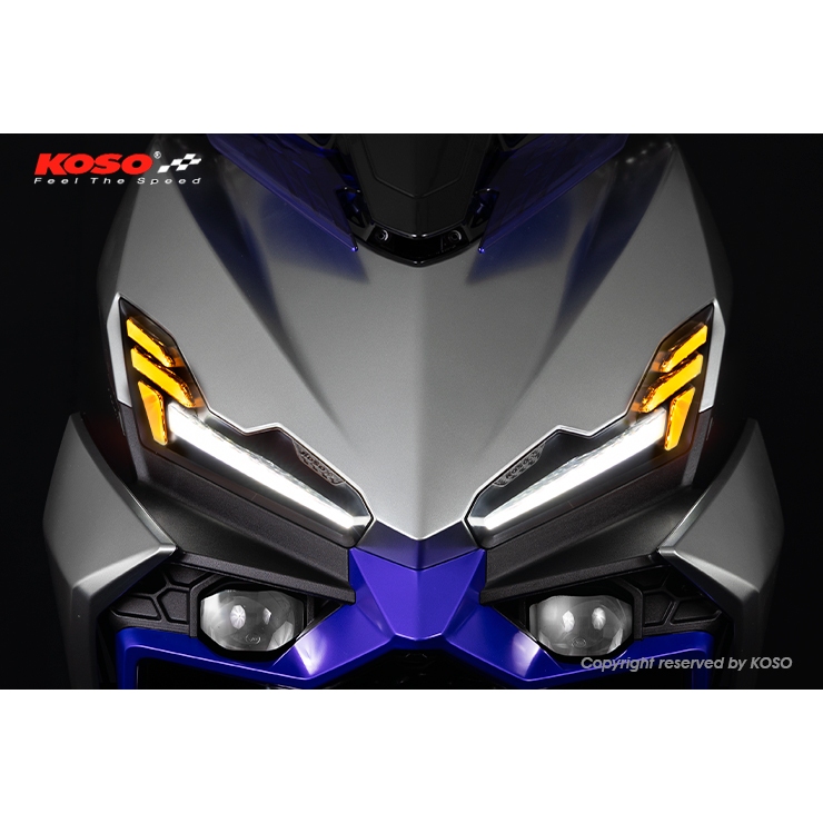 ⚇兵工廠⚇ KOSO DRG 2代 前方向燈 序列式 流水 方向燈 LED 龍2 BT 日行燈 小燈 全透明 導光 三陽 | 蝦皮購物