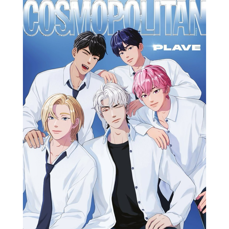 ｜追星路 --- ෆ ̖́- ｜COSMO KOREA 2025 2月號 女性月刊 PLAVE 封面 雜誌 韓國代購 | 蝦皮購物