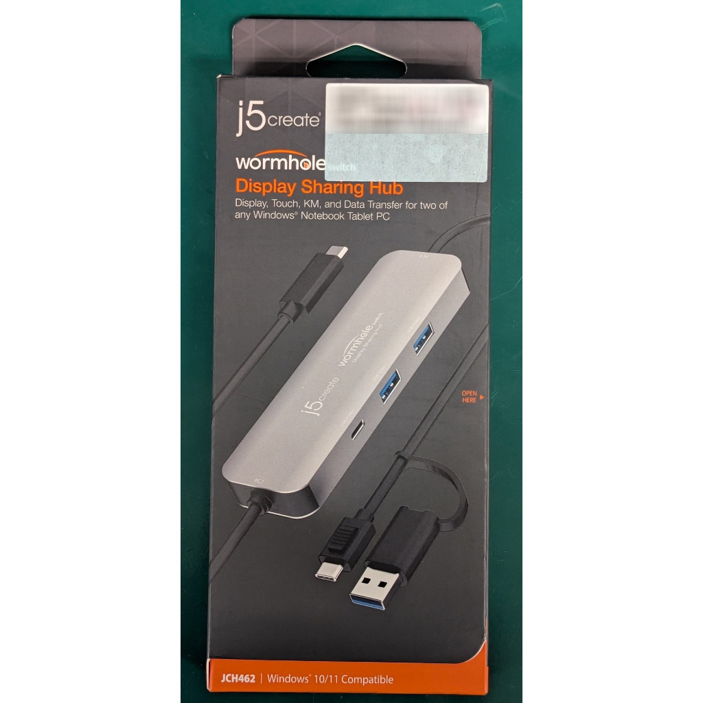 j5create 凱捷 JCH462 Wormhole Switch USB資料對傳視訊分享器 | 蝦皮購物