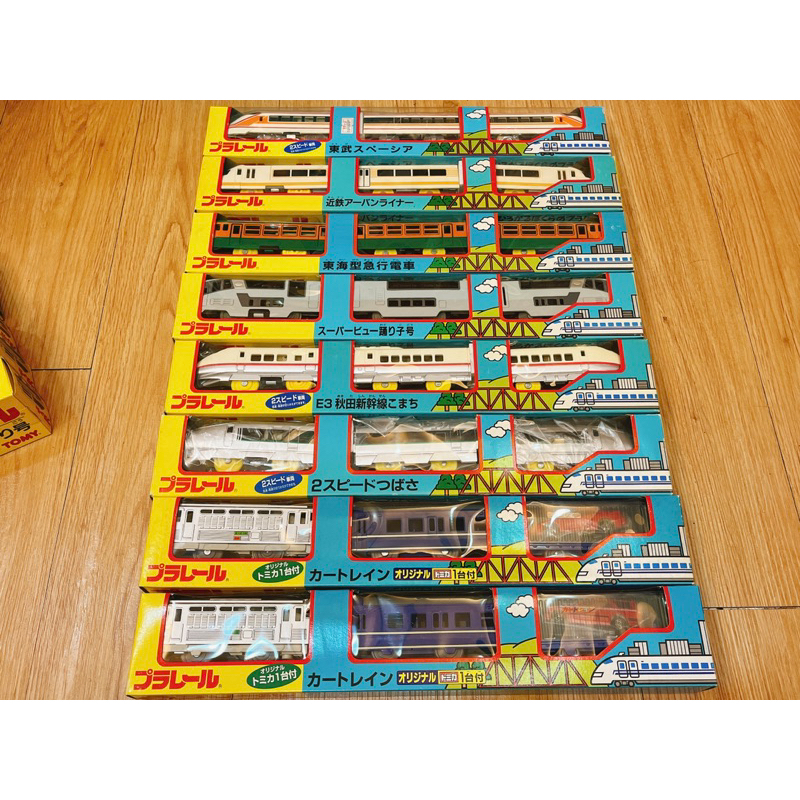 [TAKARA TOMY] Plarail 絕版 稀少 舊紅標 舊藍盒 東武 近鐵 E3 EF81 400系 | 蝦皮購物