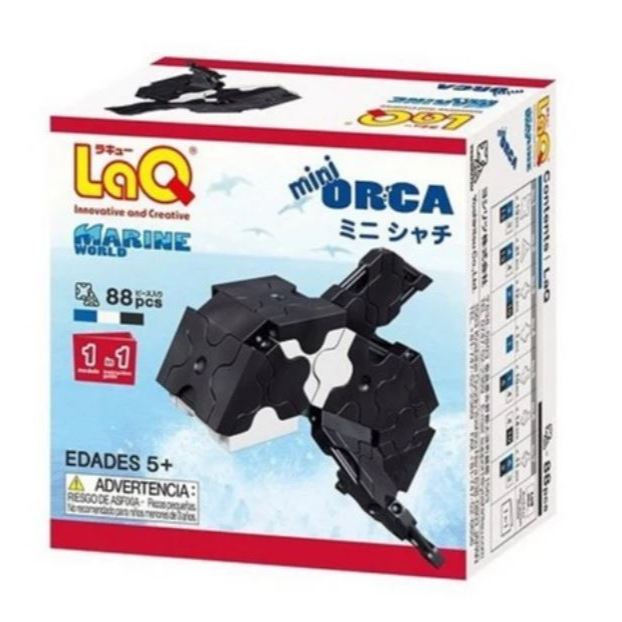 LaQ日本拼接積木-Q版虎鯨(88pcs)-(Q版海洋系列)-在路上書店 | 蝦皮購物