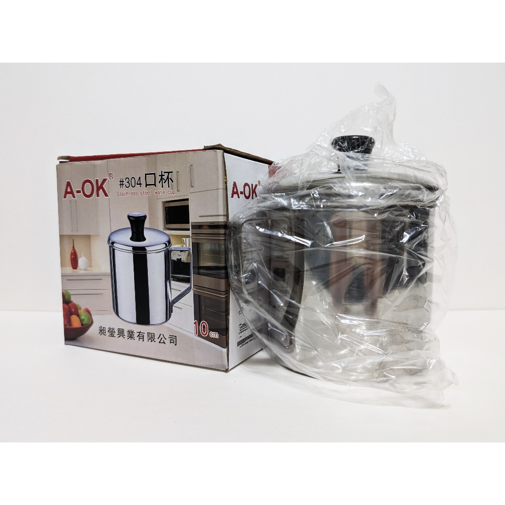 A-OK 304 不鏽鋼 口杯 10cm 10公分 露營杯 兒童水杯 茶水杯 鋼杯 不銹鋼杯 #304 碗 杯子 餐具 | 蝦皮購物