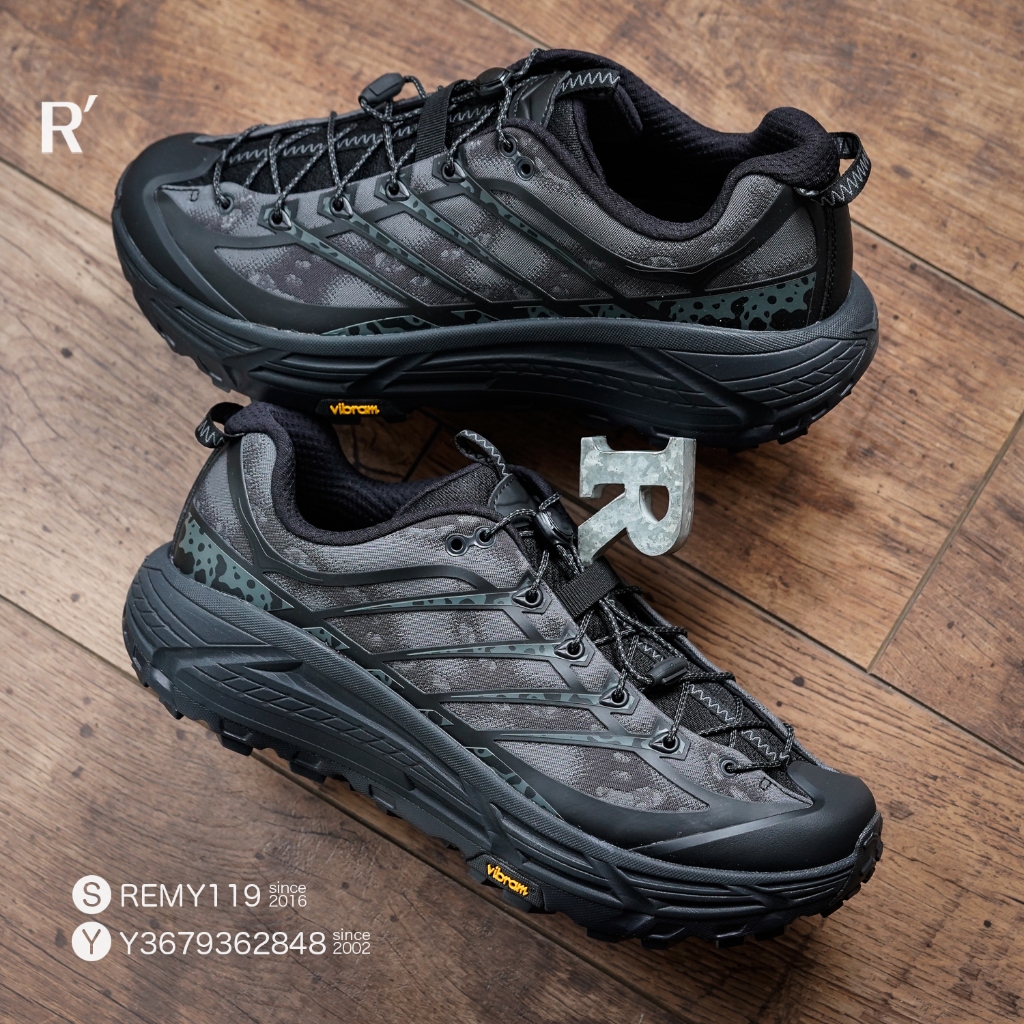 R'代購 Hoka One U Mafate Three2 TS 黑灰 蛇紋 1162770-BBNB | 蝦皮購物