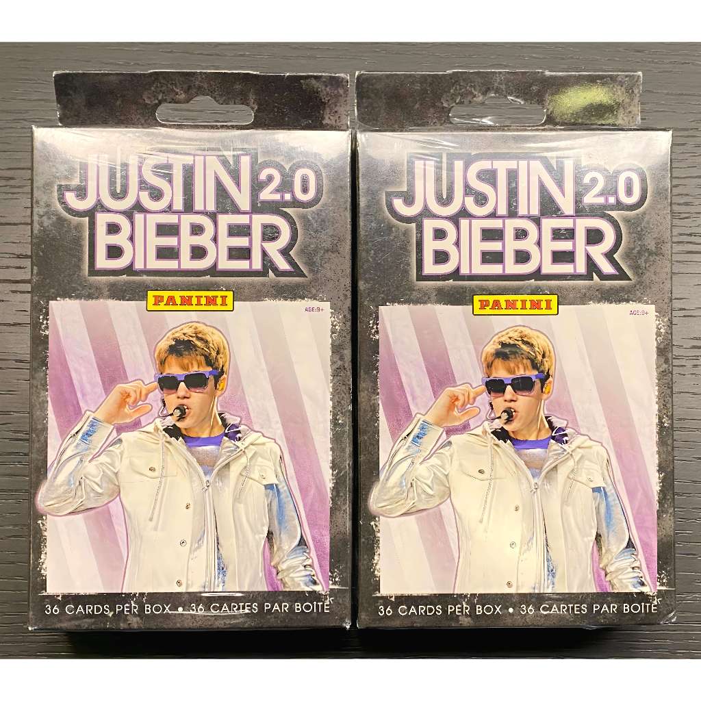 (一組2盒) 2011 Justin Bieber 2.0 Hanger Box 小賈斯汀 球員卡 | 蝦皮購物