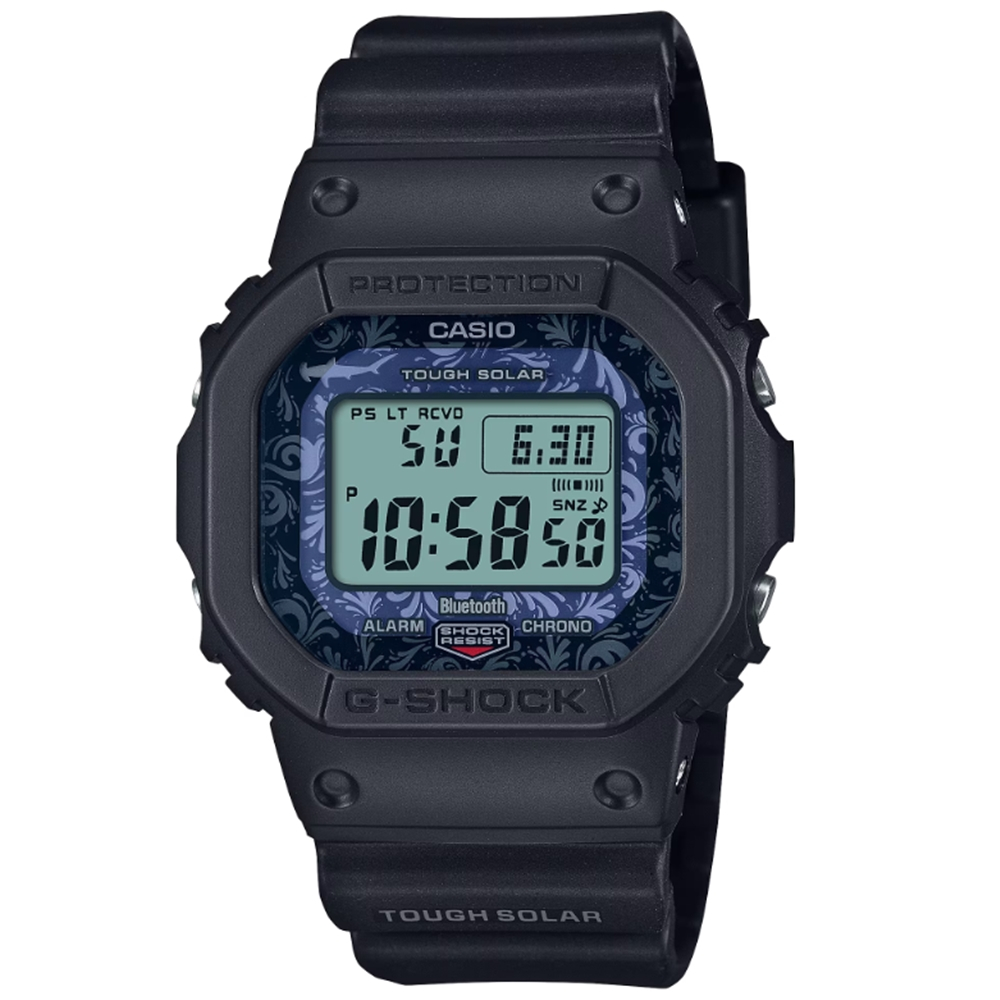 【CASIO 卡西歐】G-SHOCK 保護生態限量聯名 雙髻鯊藍牙太陽能電力 GW-B5600CD-1A2_42.8mm | 蝦皮購物