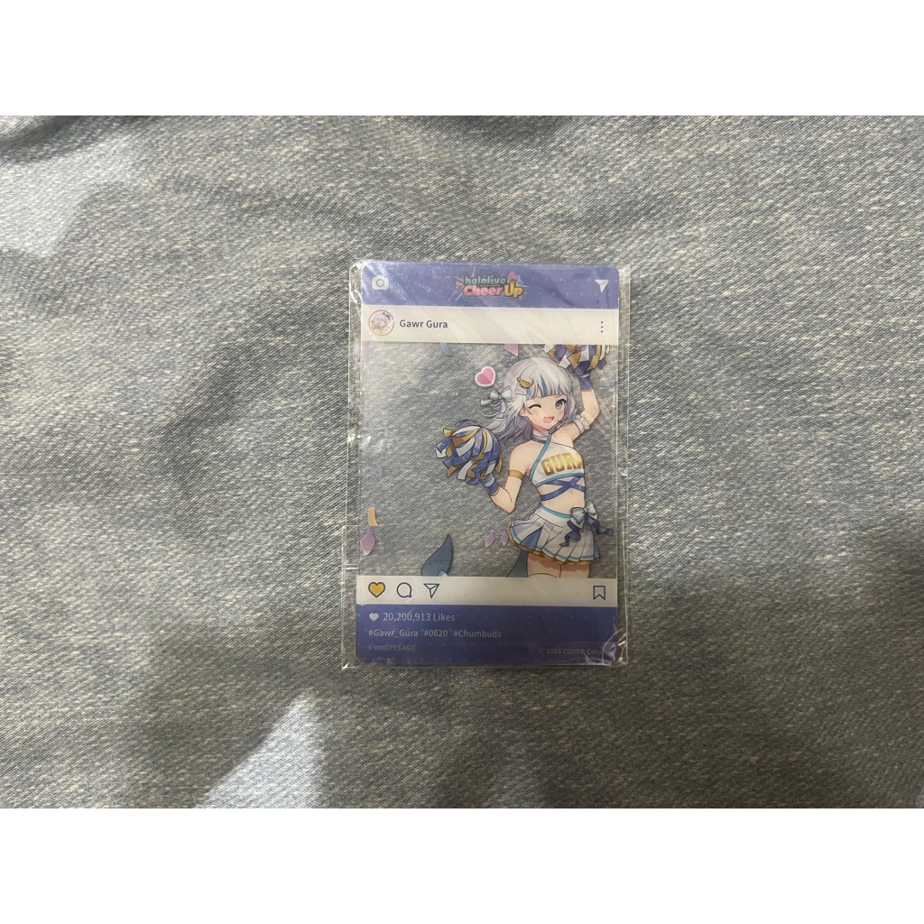 hololive production x CAPSULE Cheer UP gawr gura 快閃店透卡 | 蝦皮購物