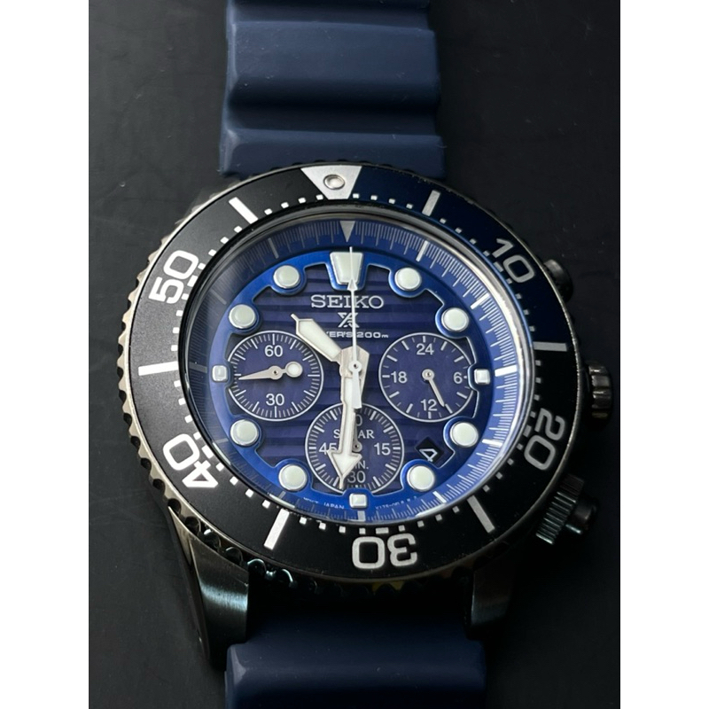 SEIKO PROSPEX 三眼太陽能潛水錶 V175-0AD0C / SSC701P1 錶徑43.5MM | 蝦皮購物