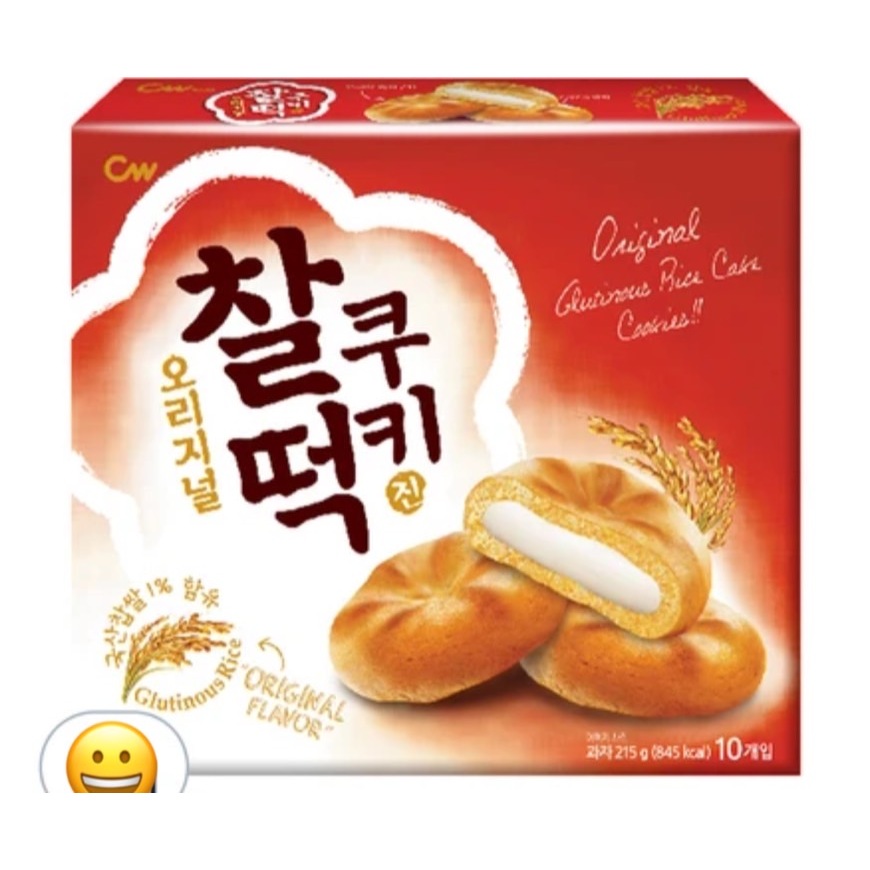 (全倉)CW 原味糯米糕夾心餅, 215g | 蝦皮購物
