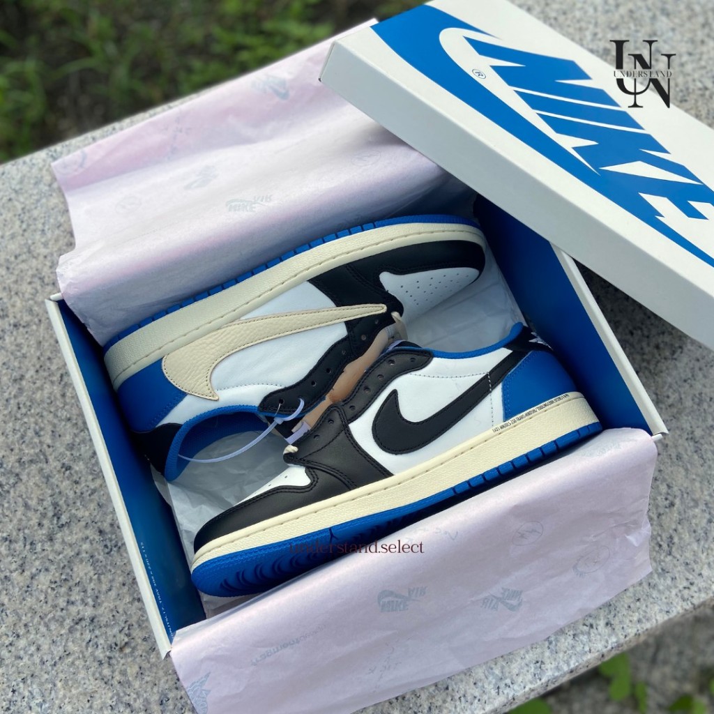 UN預購 Travis Scott x Fragment x AJ1 Low 閃電倒鉤 三方聯名 DM7866-140 | 蝦皮購物