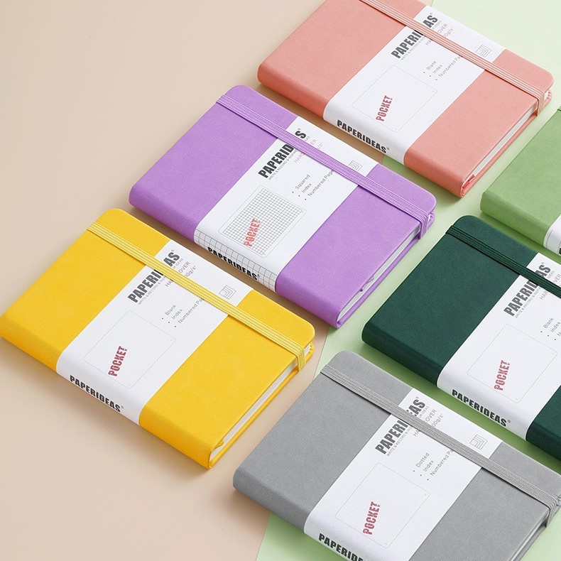 【a6 硬皮 點陣 橫線 空白 方格】paperideas 子彈 筆記本 188面 94頁 無酸紙 手帳 蝦皮購物