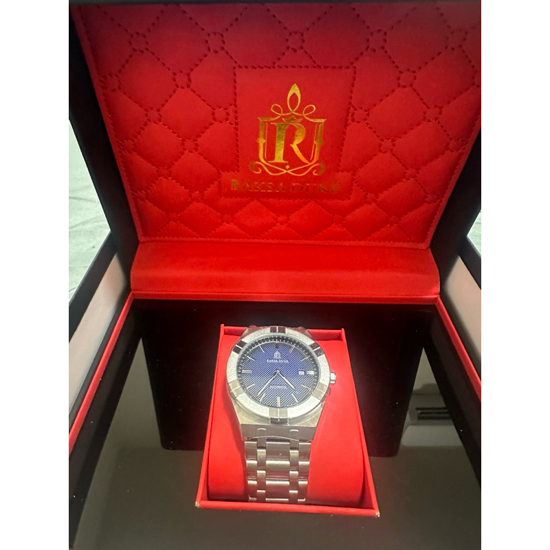 【RAKSA DUKE羅薩公爵】RSD-039 經典百搭不鏽鋼機械腕錶 日期顯示 夜光指針 自機芯 44MM | 蝦皮購物