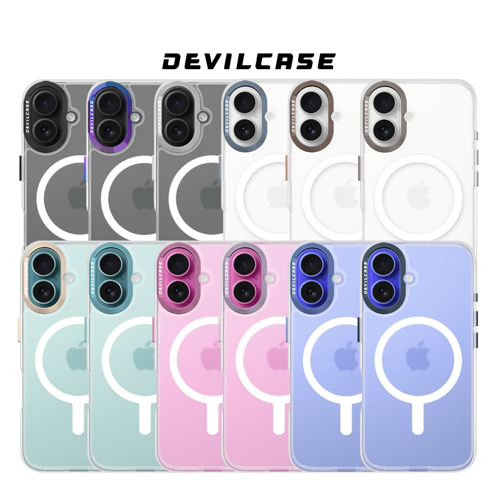 DEVILCASE iPhone 16/16 Plus 惡魔防摔殼 標準磁吸版 (透明 動態按鍵 階梯款 手機殼) | 蝦皮購物