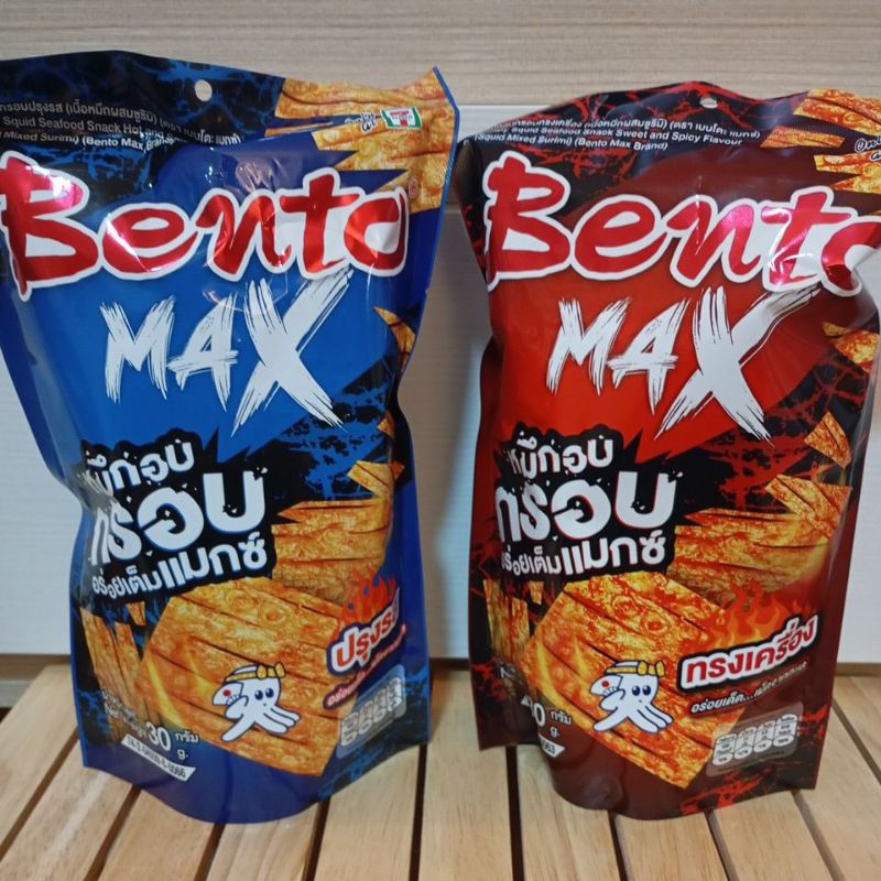 「中文標/泰國小舖」泰國Bento MAX魷魚脆片 | 蝦皮購物