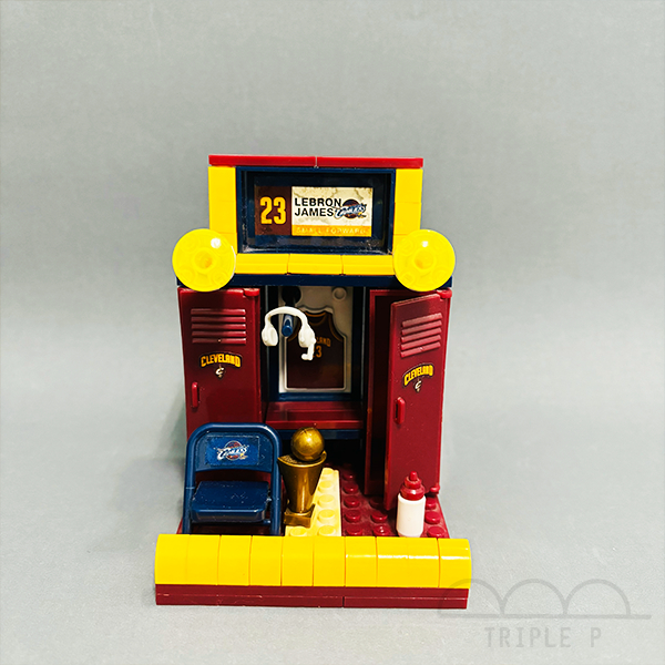 NBA 騎士 Lebron James Locker 休息室 冠軍 積木 樂高 Lego 玩具 模型 | 蝦皮購物