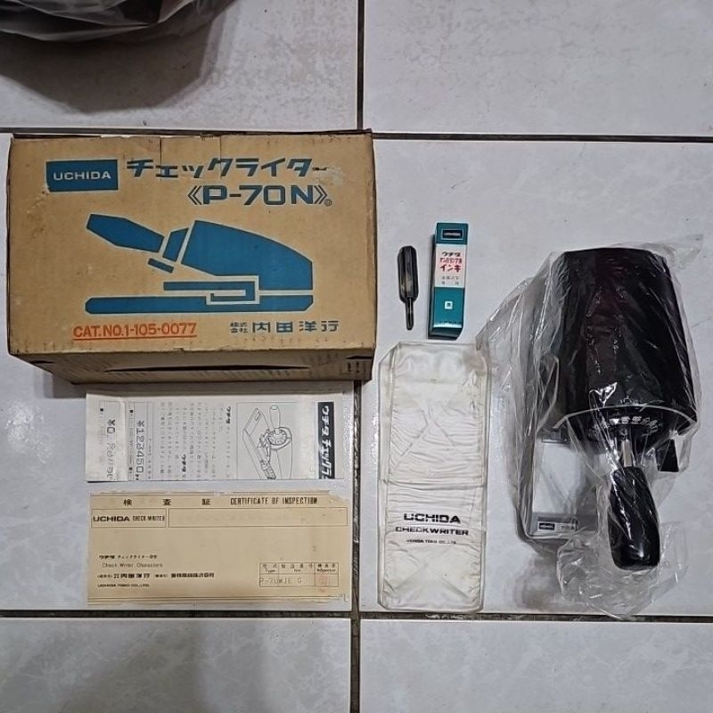 日本 UCHIDA 內田手動支票機(P-70N) 繁體中 文款數字款 | 蝦皮購物