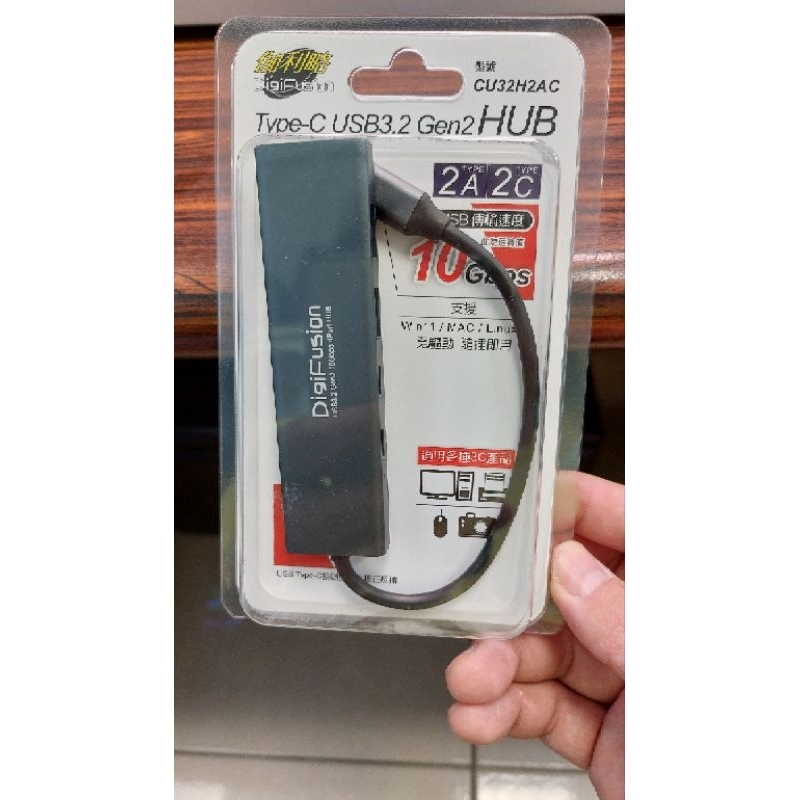 伽利略 型號：cu32h2ac USB 3.2 gen2 10G 2A 2C Hub轉接器 | 蝦皮購物