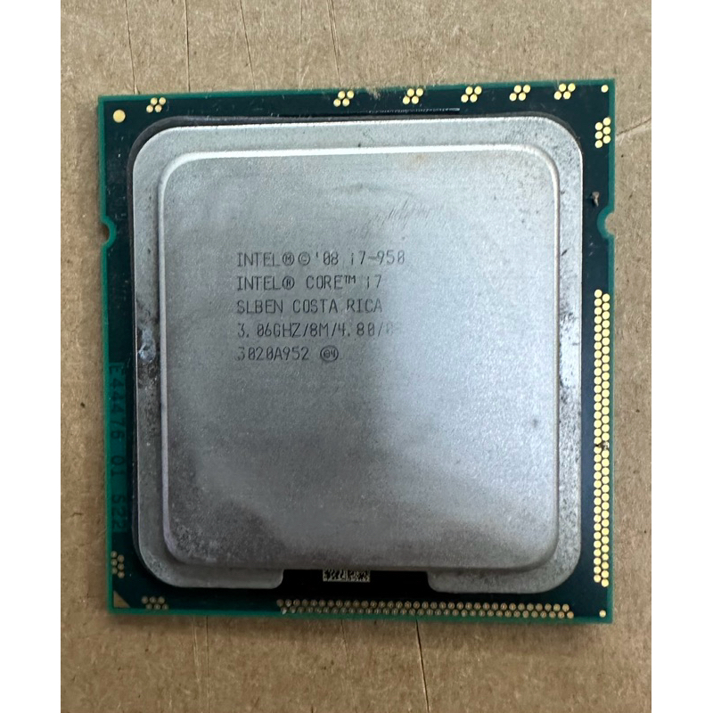 中古 二手 CPU INTEL I7-950 功能正常 可以開機 | 蝦皮購物