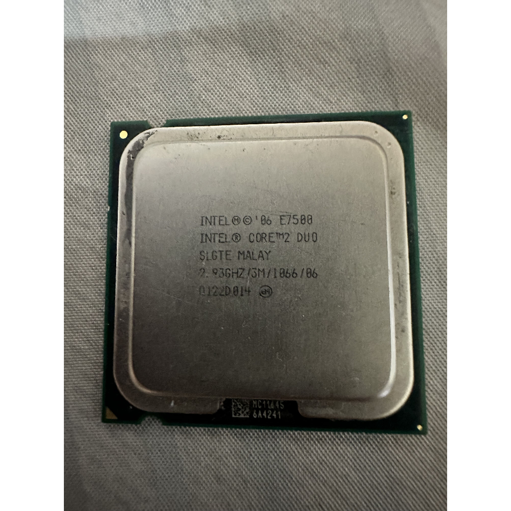 Intel® Core™2 雙核心處理器 E7500 CPU 購買前請先聊聊 | 蝦皮購物