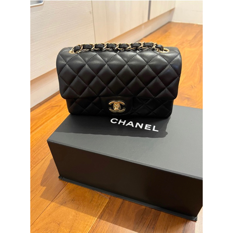 🚫售出🚫Chanel mini coco 20 黑金羊 | 蝦皮購物