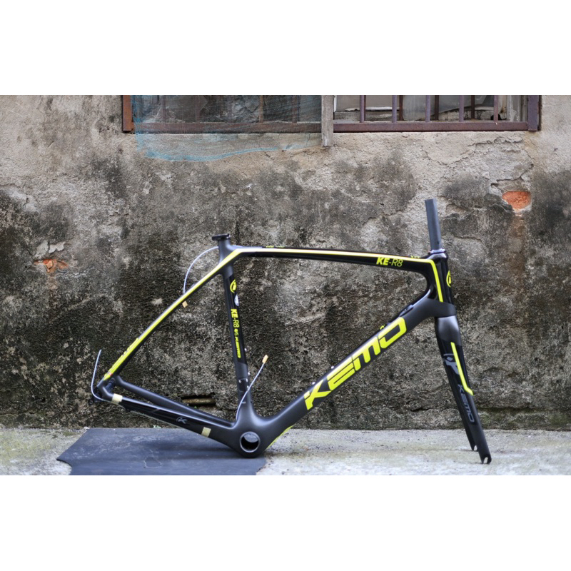 環法KEMO KE-R8碳纖維1K碳布紋一級車架組 | 蝦皮購物