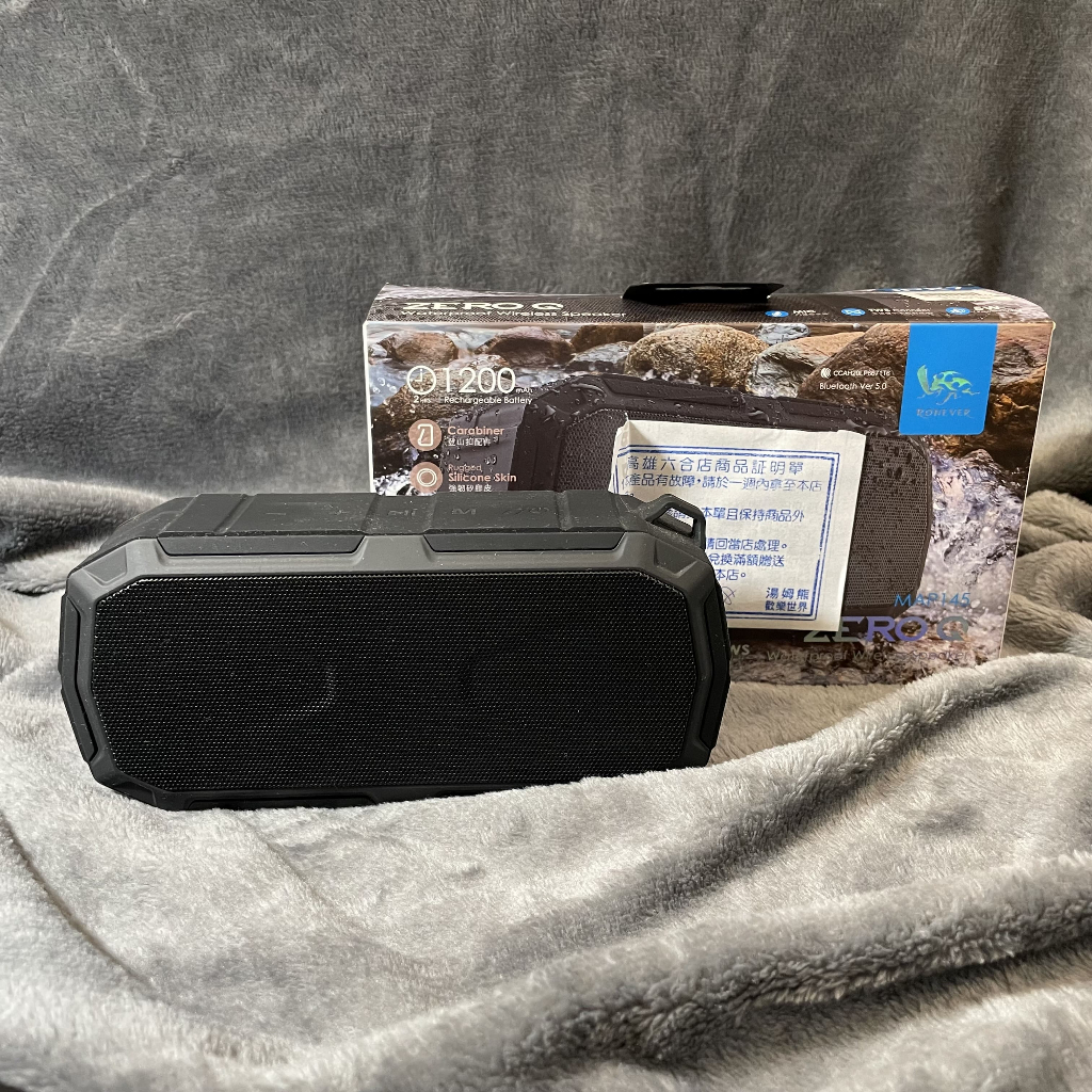 RONEVER ZERO Q 防水藍牙喇叭 MAP145 黑色 IPX7 二手 電子用品 | 蝦皮購物