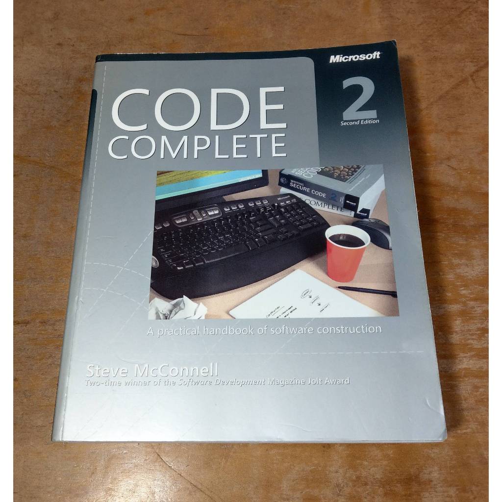 (原文書)Code Complete 2e│Steve McConnell│MicroSoft│微軟、書、二手書│七成新 | 蝦皮購物