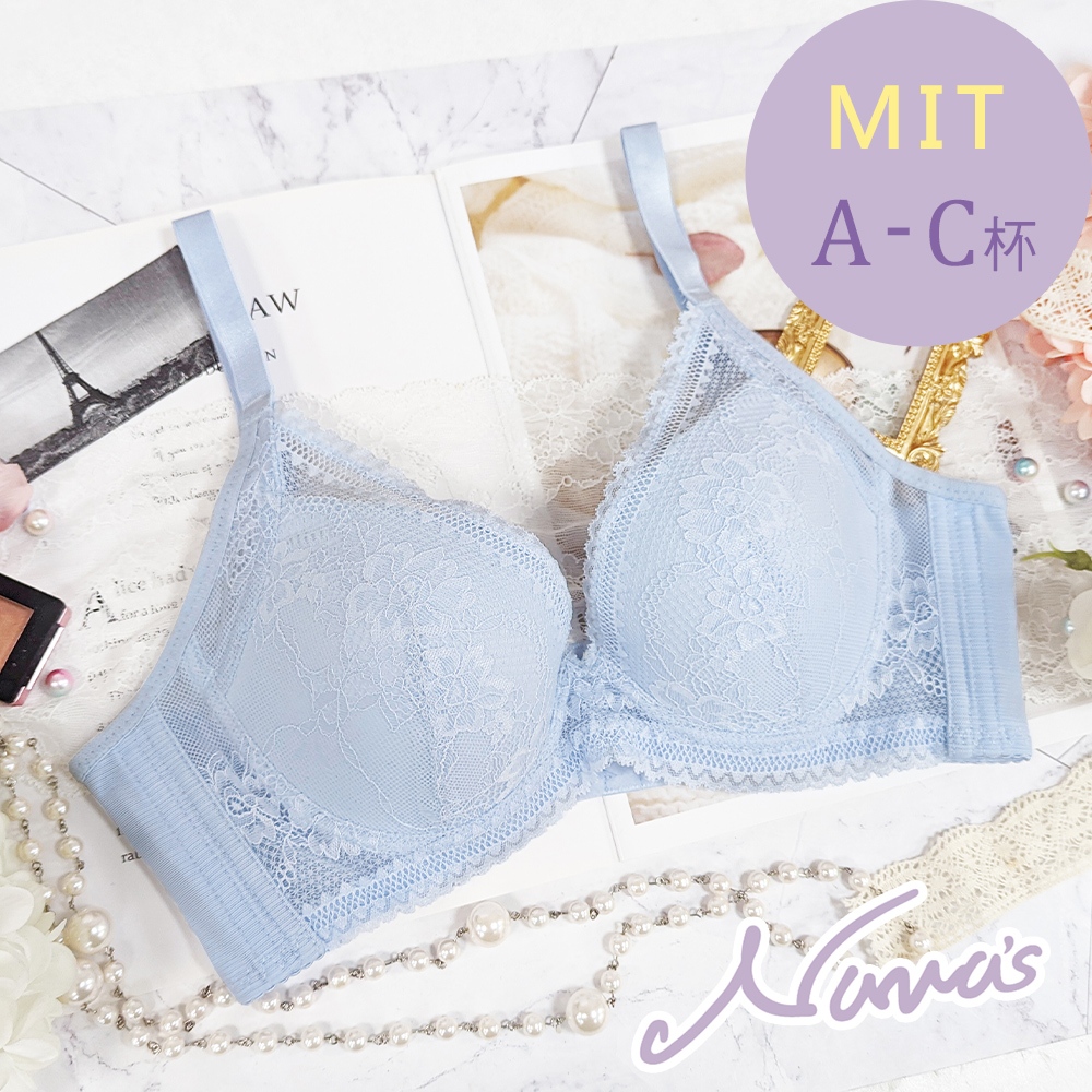 【露娜斯Nunas】朦朧月色。涼感集中乾爽舒適 A-C杯 機能內衣 U6602 台灣製 雪灰藍 | 蝦皮購物