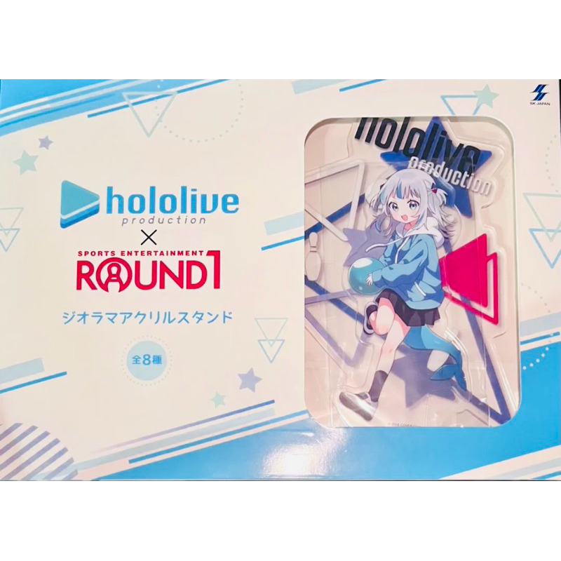 [現貨]全新 未拆 日本限定 Hololive ROUND1 娃娃機 限定立牌 gawr gura 古拉 鯊鯊 | 蝦皮購物